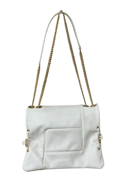 lancel - billie - sac rabat m Taille TU Couleur générique Blanc Nuance Neige